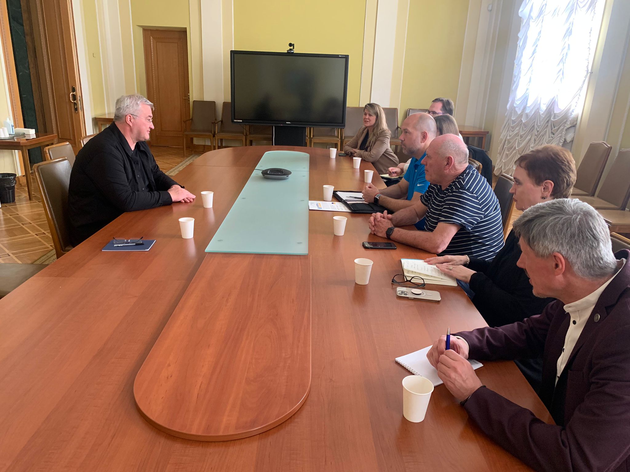 Andriy Sybiha met with a delegation of the Ukrainian World Congress ...