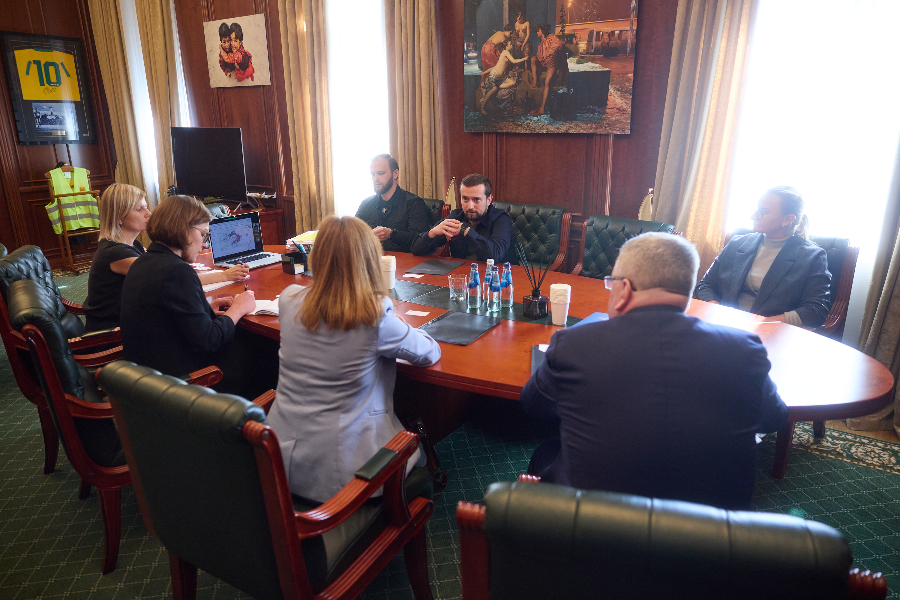 Kyrylo Tymoshenko discussed with the delegation of Latvia a plan for ...