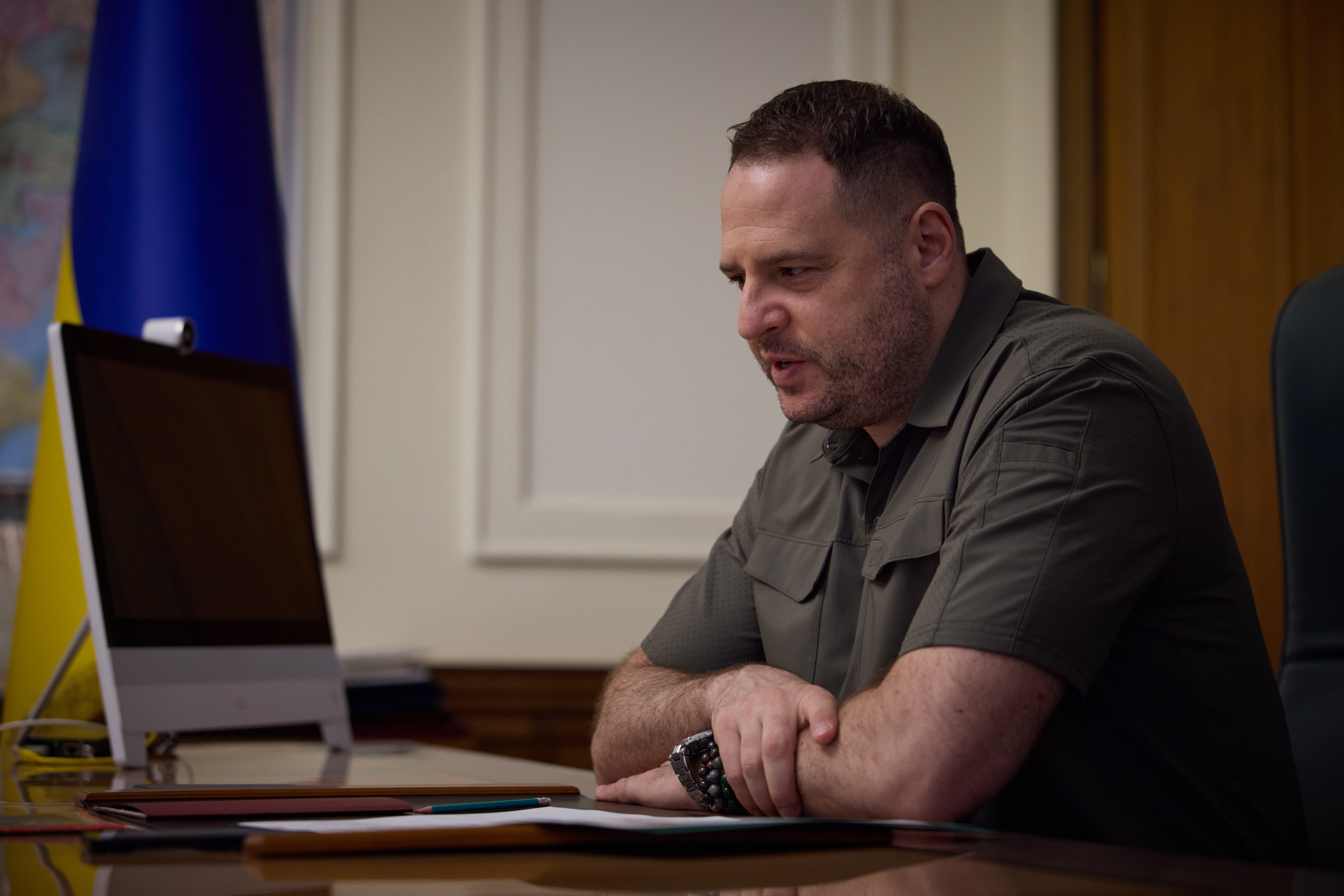 Andriy Yermak had a conversation with Timothy Barrow who thanked for ...