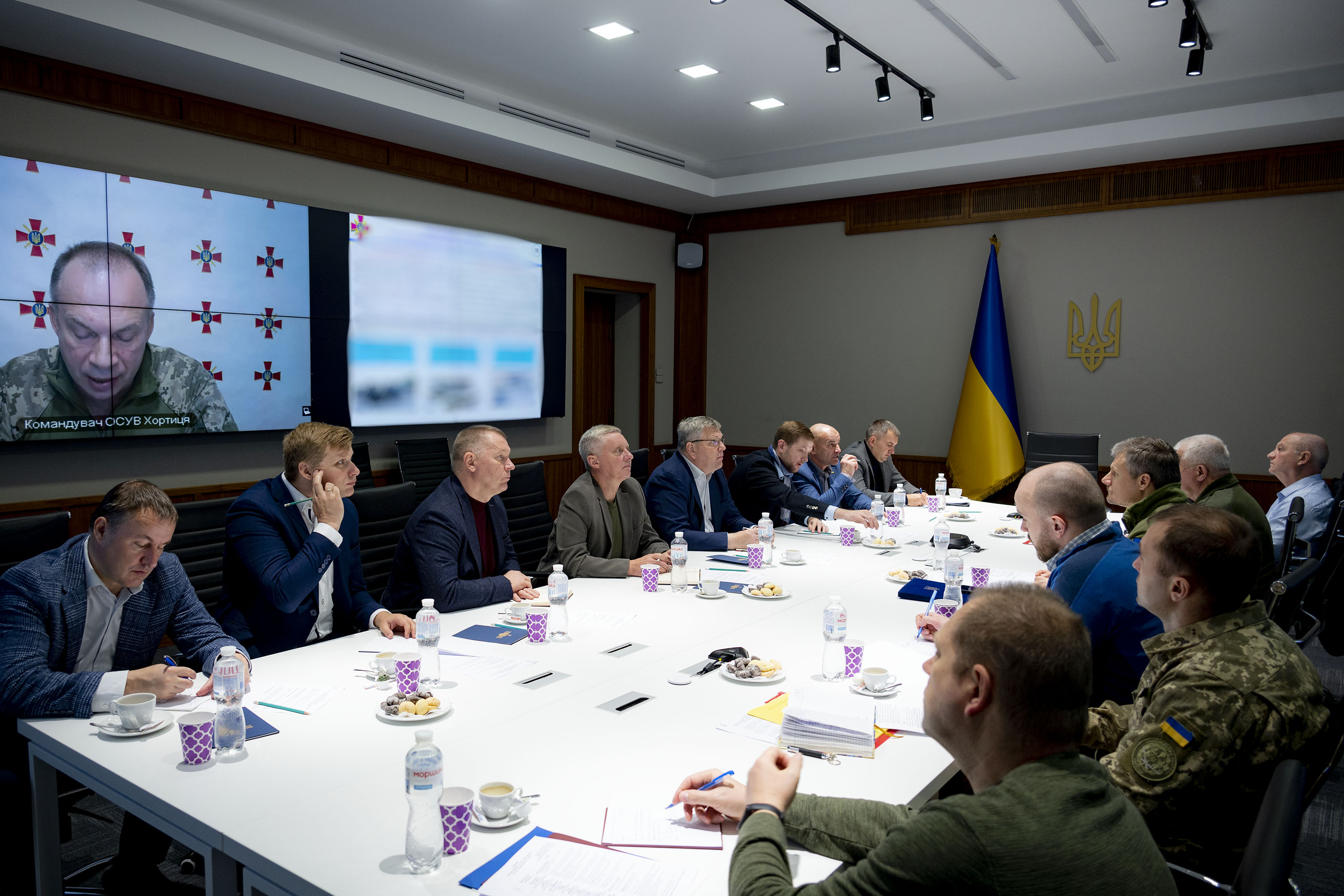 Roman Mashovets discussed with the ambassadors and defense attachés of ...