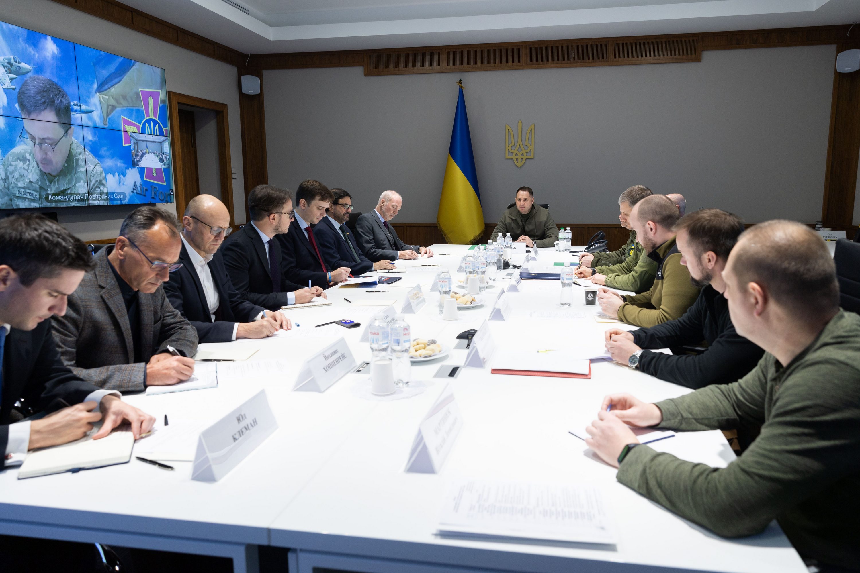 Andriy Yermak discusses strengthening Ukraine's air defense with ...