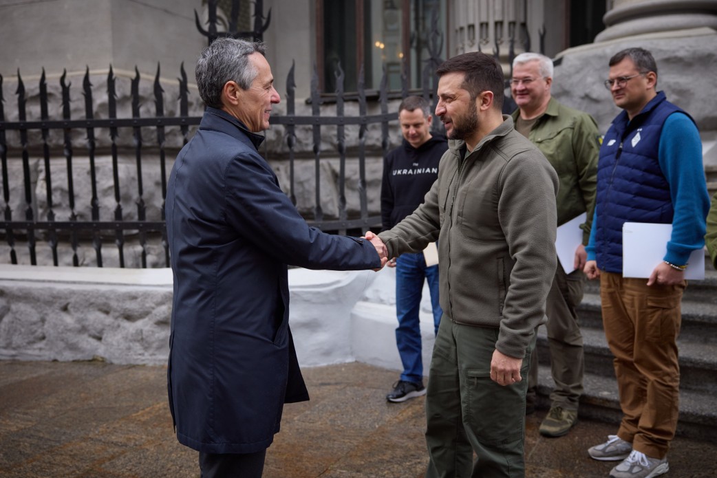 Зустріч Президента України з Президентом Швейцарської Конфедерації у Києві — Офіційне інтернет