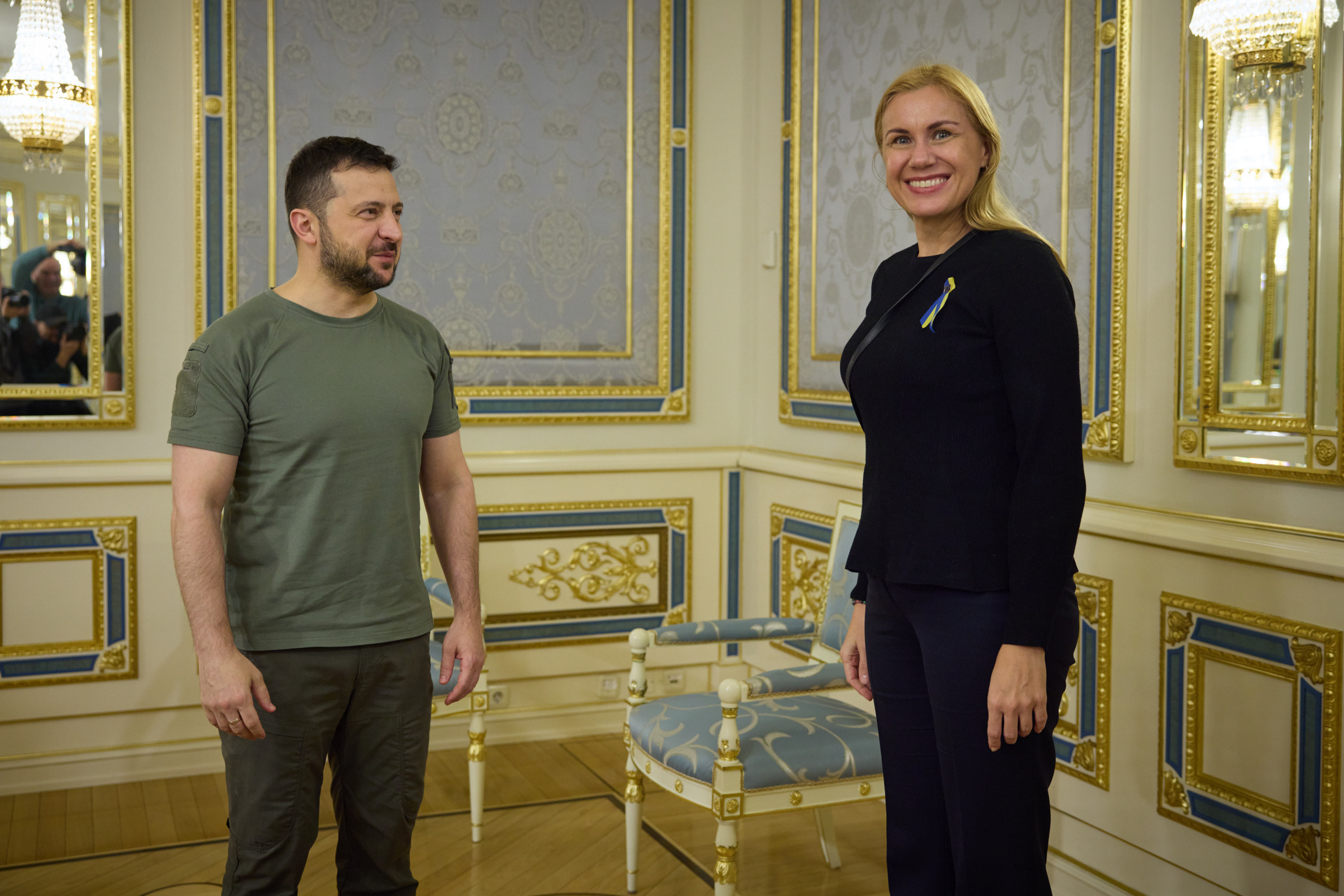 Volodymyr Zelenskyy met with the European Commissioner for Energy ...
