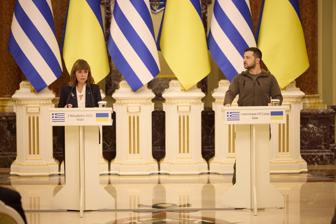 President of Ukraine had a meeting with the President of Greece ...