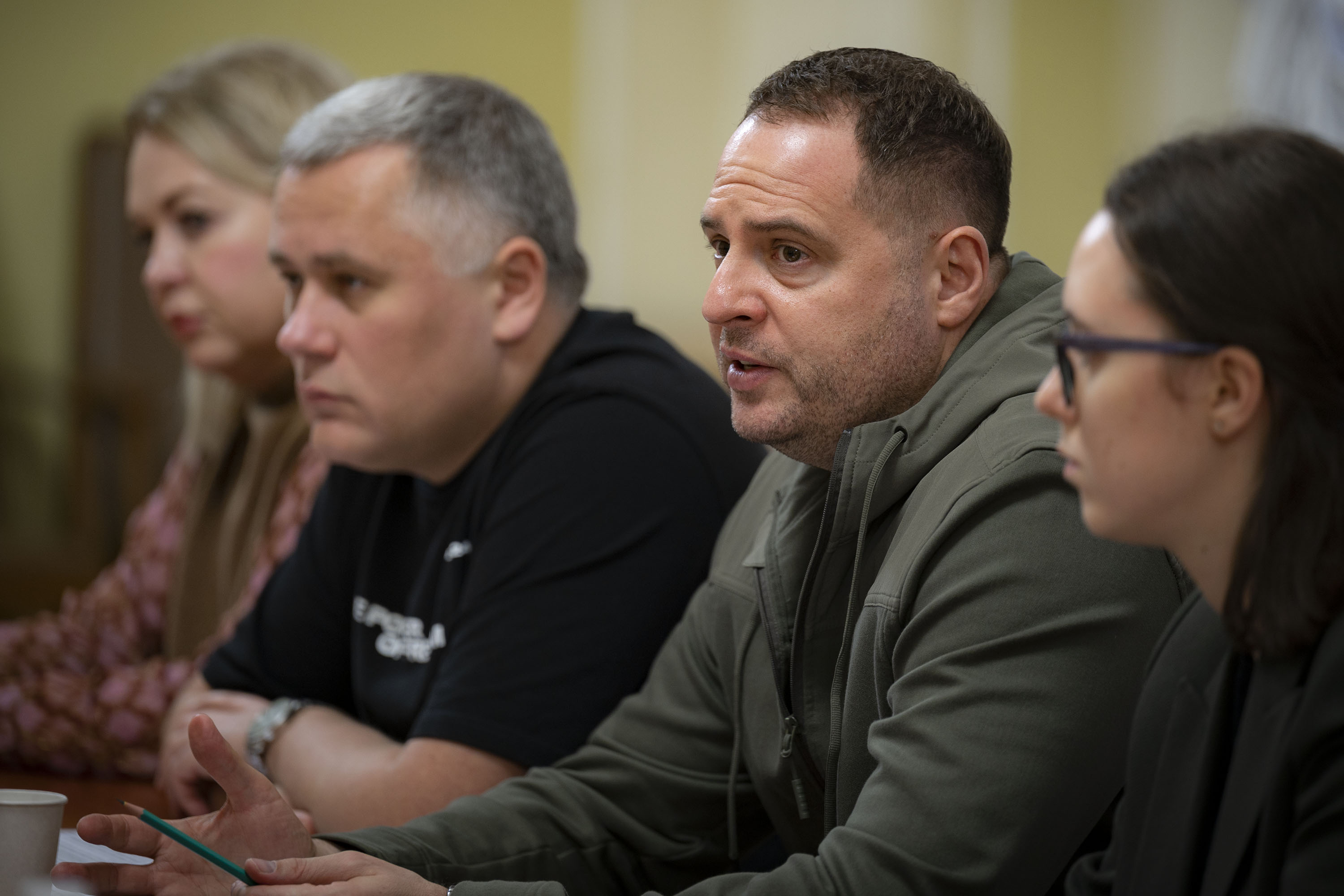 Andriy Yermak held a meeting with a group of heads of delegations of ...