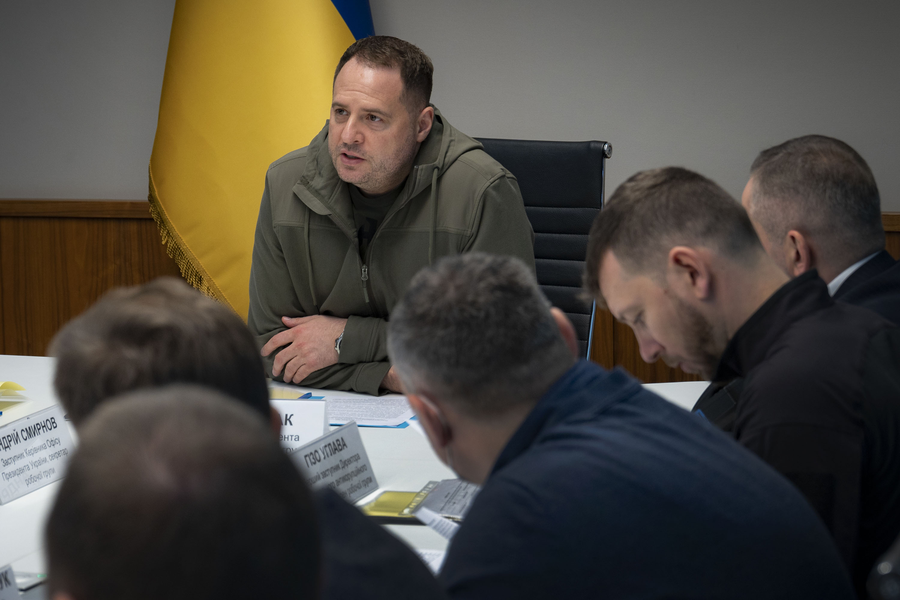 Andriy Yermak set a task of promptly submitting the filled-in ...