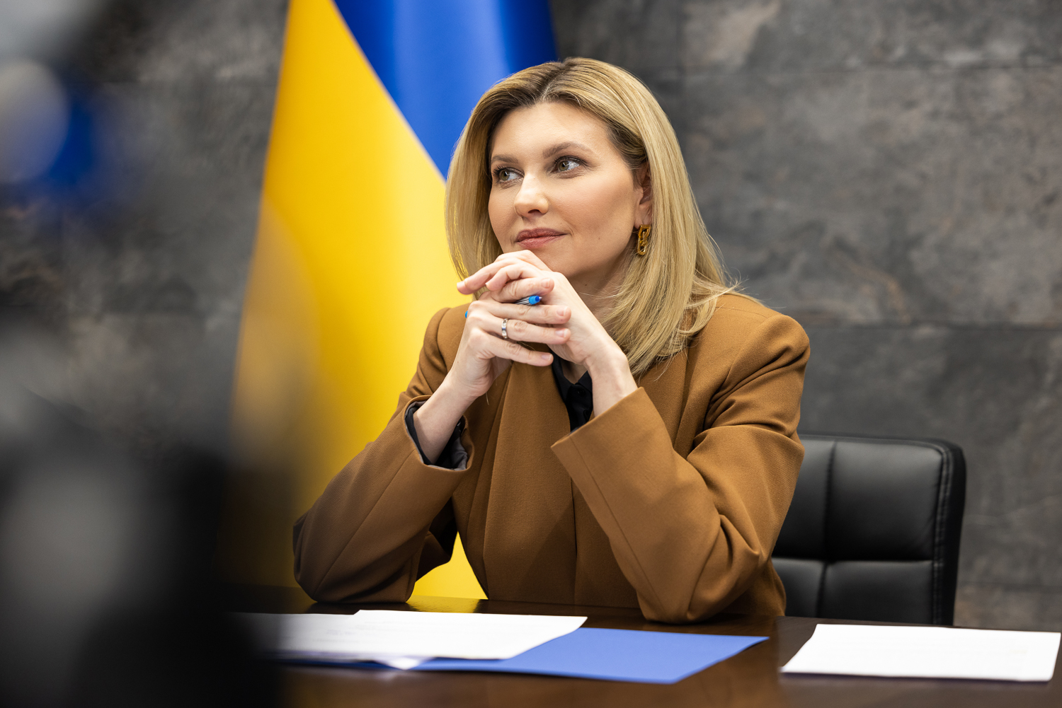 Olena Zelenska held an online meeting with the first ladies of ...