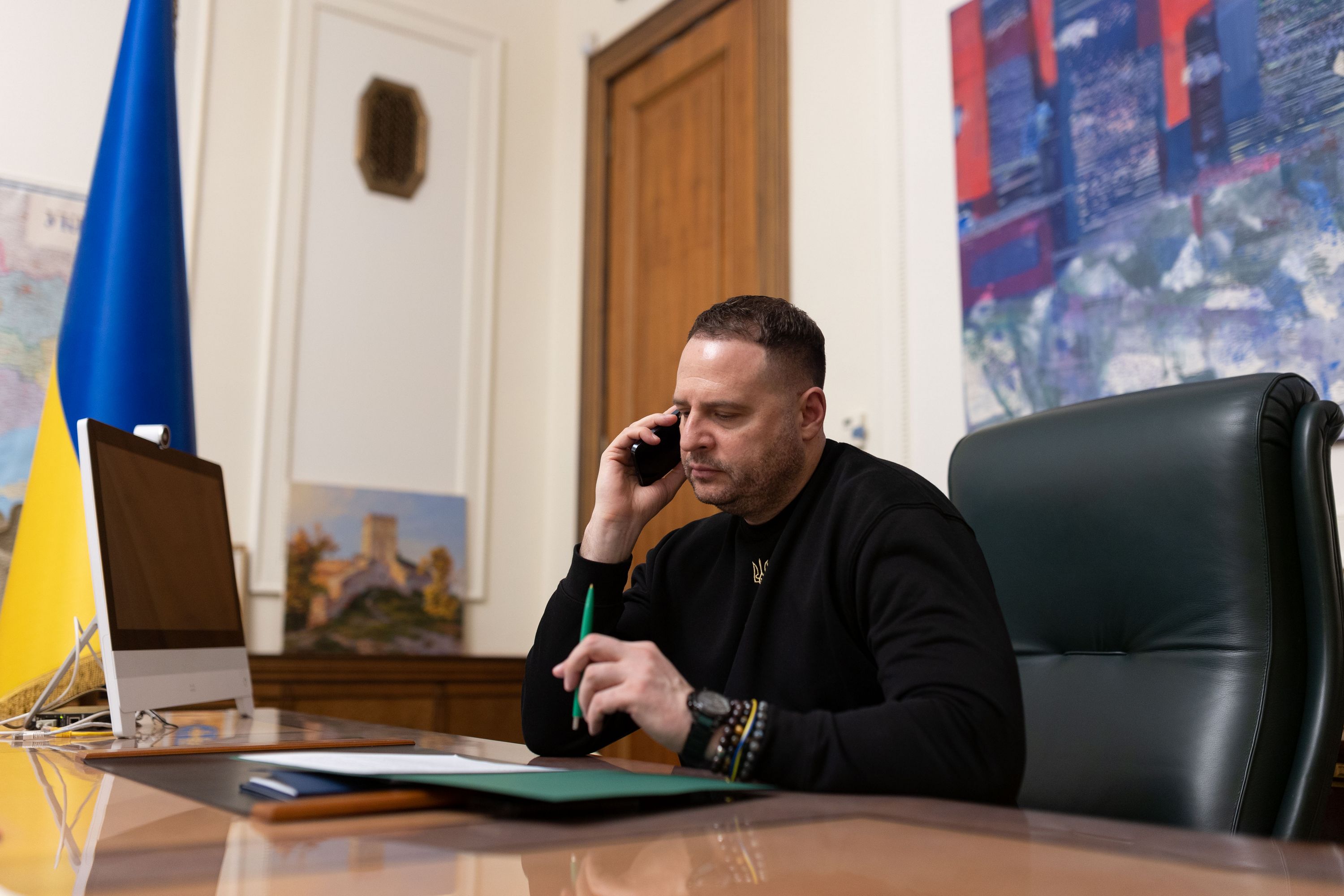 Andriy Yermak had a phone call with the new Secretary of State, Head of the International Policy ...