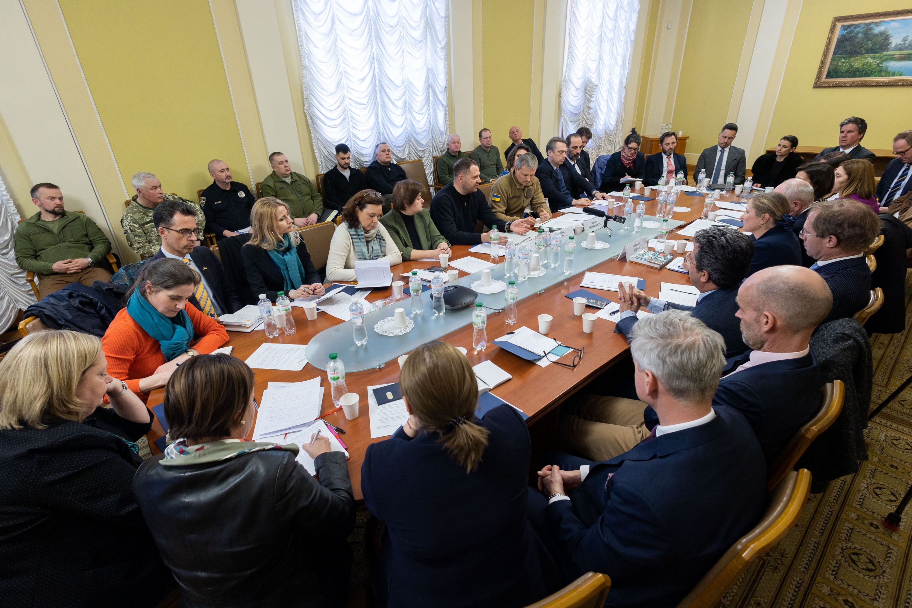 A briefing was held for representatives of the European Union Political ...