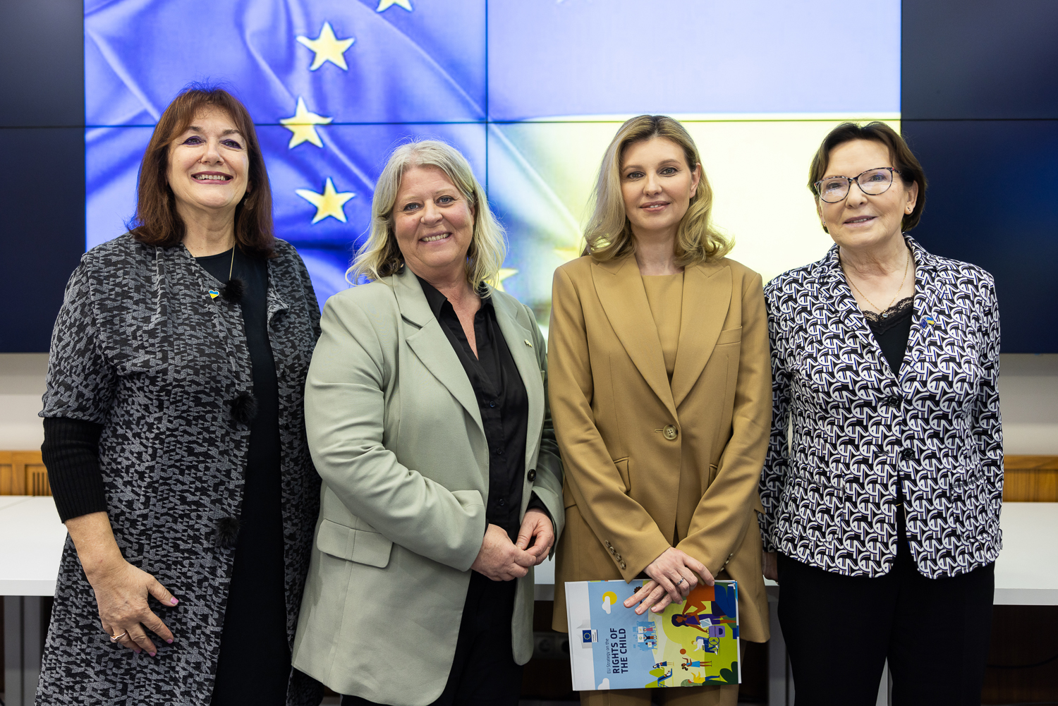 Olena Zelenska had a meeting with the delegation of the European Union — Official website of the ...
