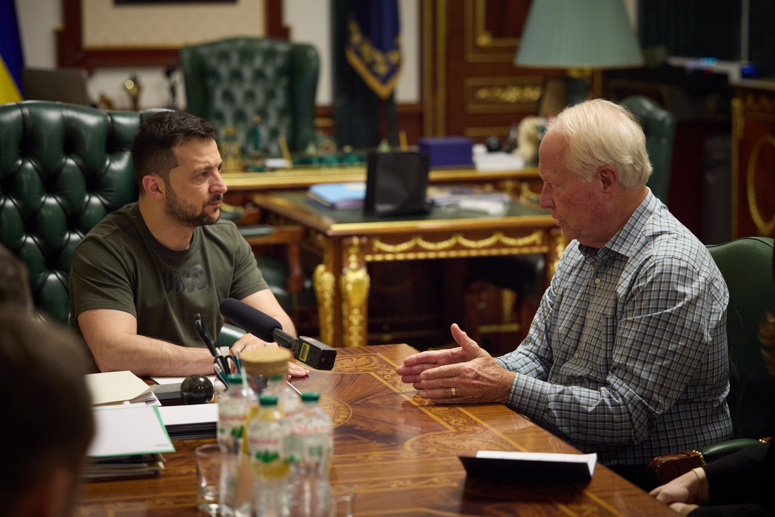 Volodymyr Zelenskyy meets with founder of Wasatch Group Dell Loy Hansen — Official website of ...