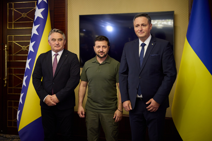 President met with Chairman and member of the Presidium of Bosnia and ...