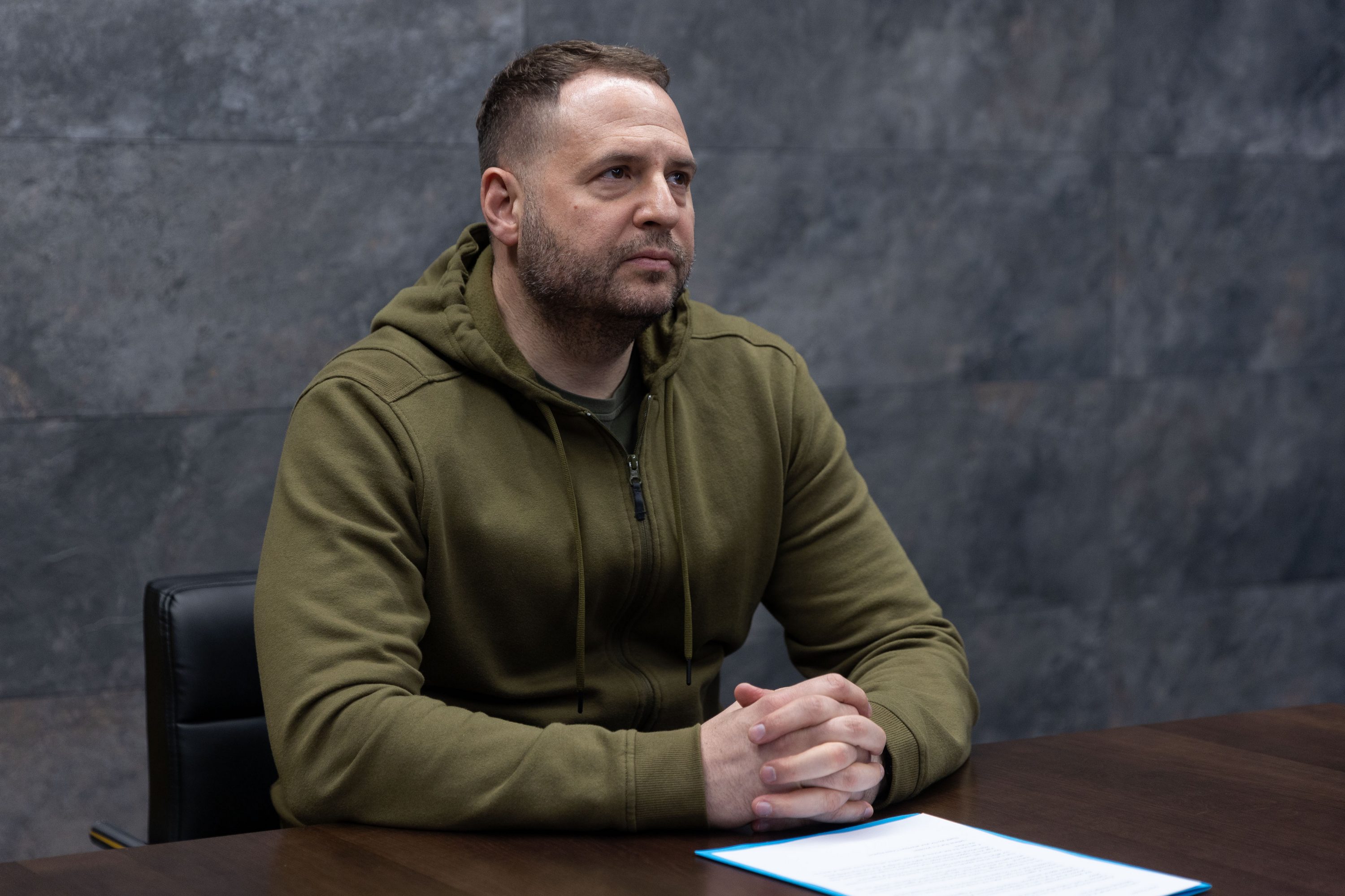 Andriy Yermak delivered a video address on the occasion of the opening ...