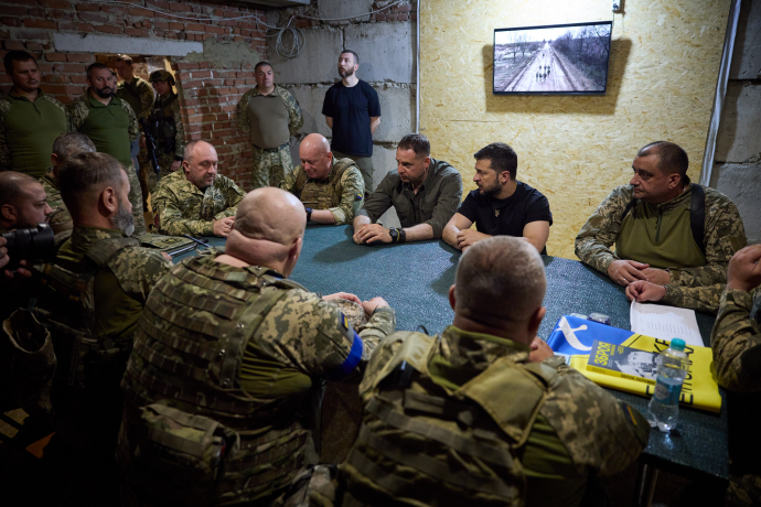 President paid a visit to the combat brigades defending Ukraine in the ...