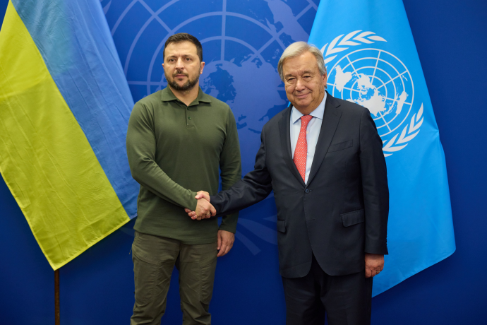 President of Ukraine met with the UN Secretary-General — Official ...
