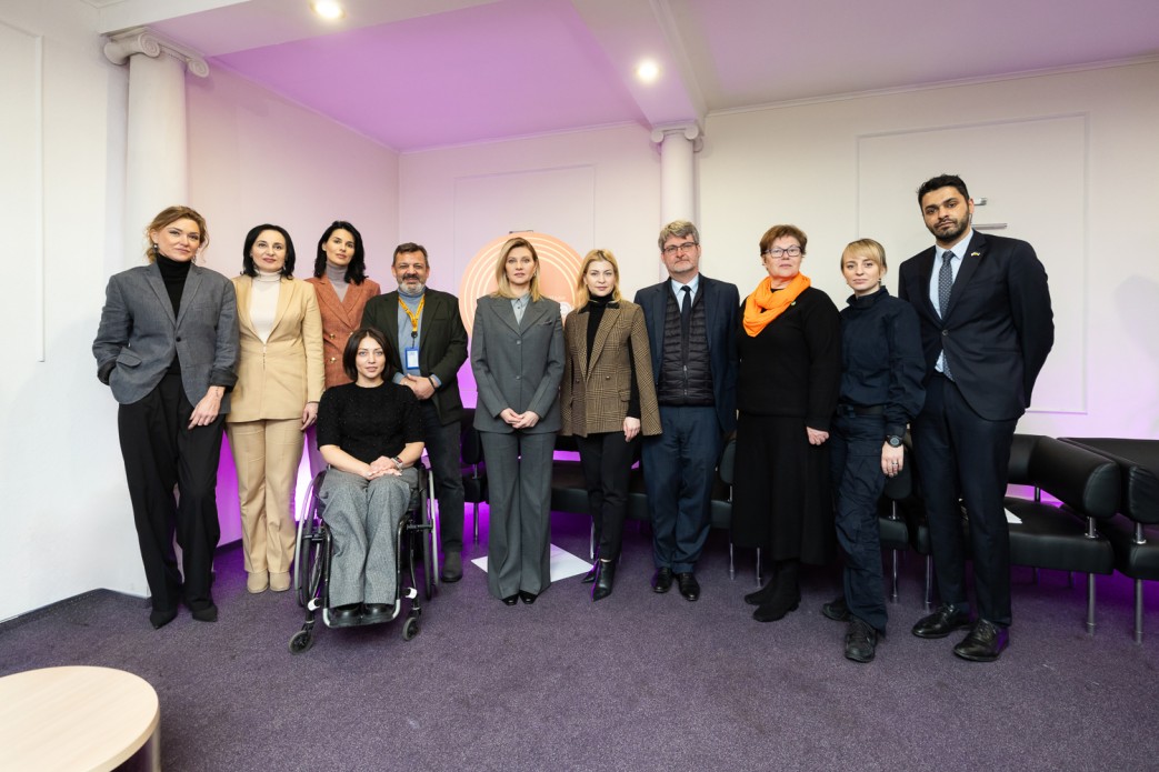 Olena Zelenska at the launch of the nationwide campaign "Take a Step ...