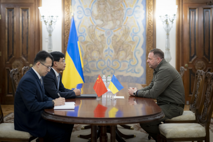 Andriy Yermak Met with the Ambassador of China to Ukraine — Official ...