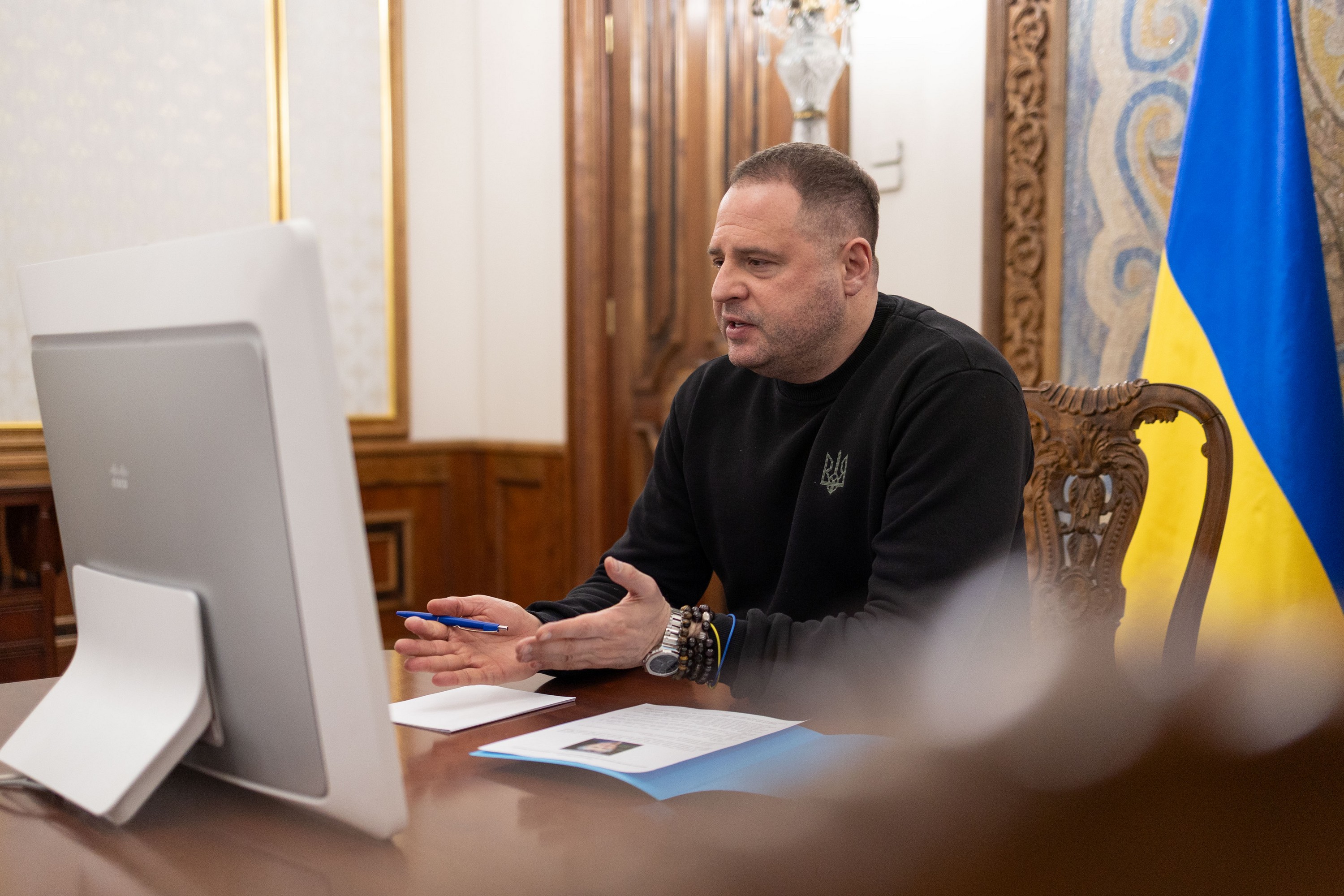 Andriy Yermak Discussed Continued Support for Ukraine With UK Prime ...