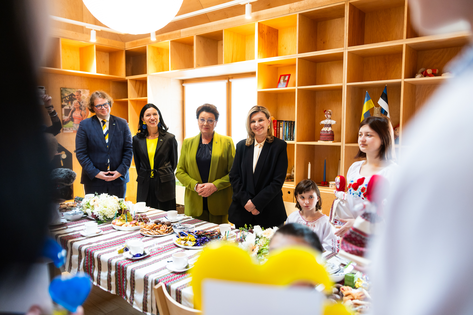 The First Ladies of Ukraine and Estonia Visit Zhytomyr Region and Meet ...