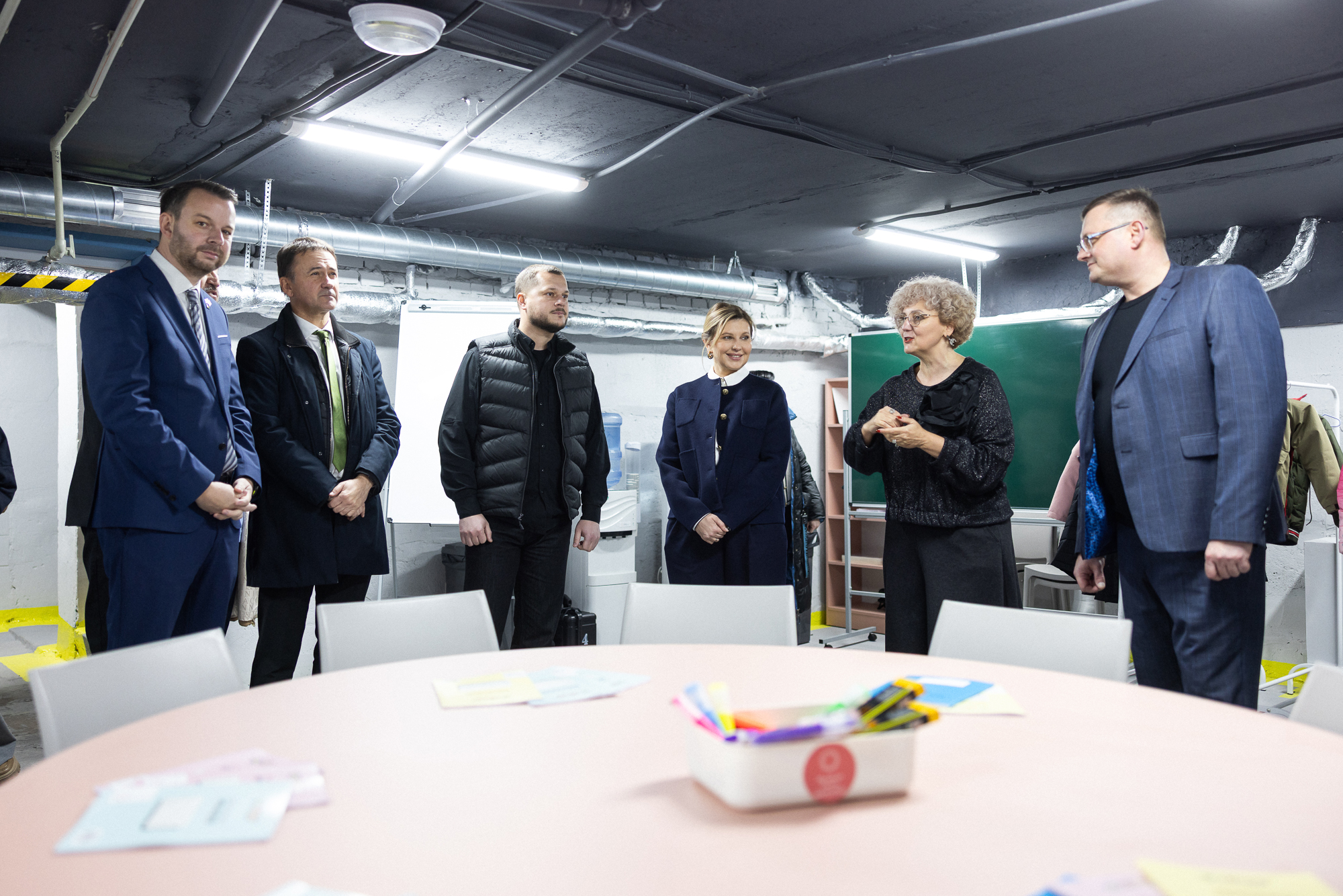 Olena Zelenska Foundation Equipped a Modern Shelter at a Hub Lyceum in ...