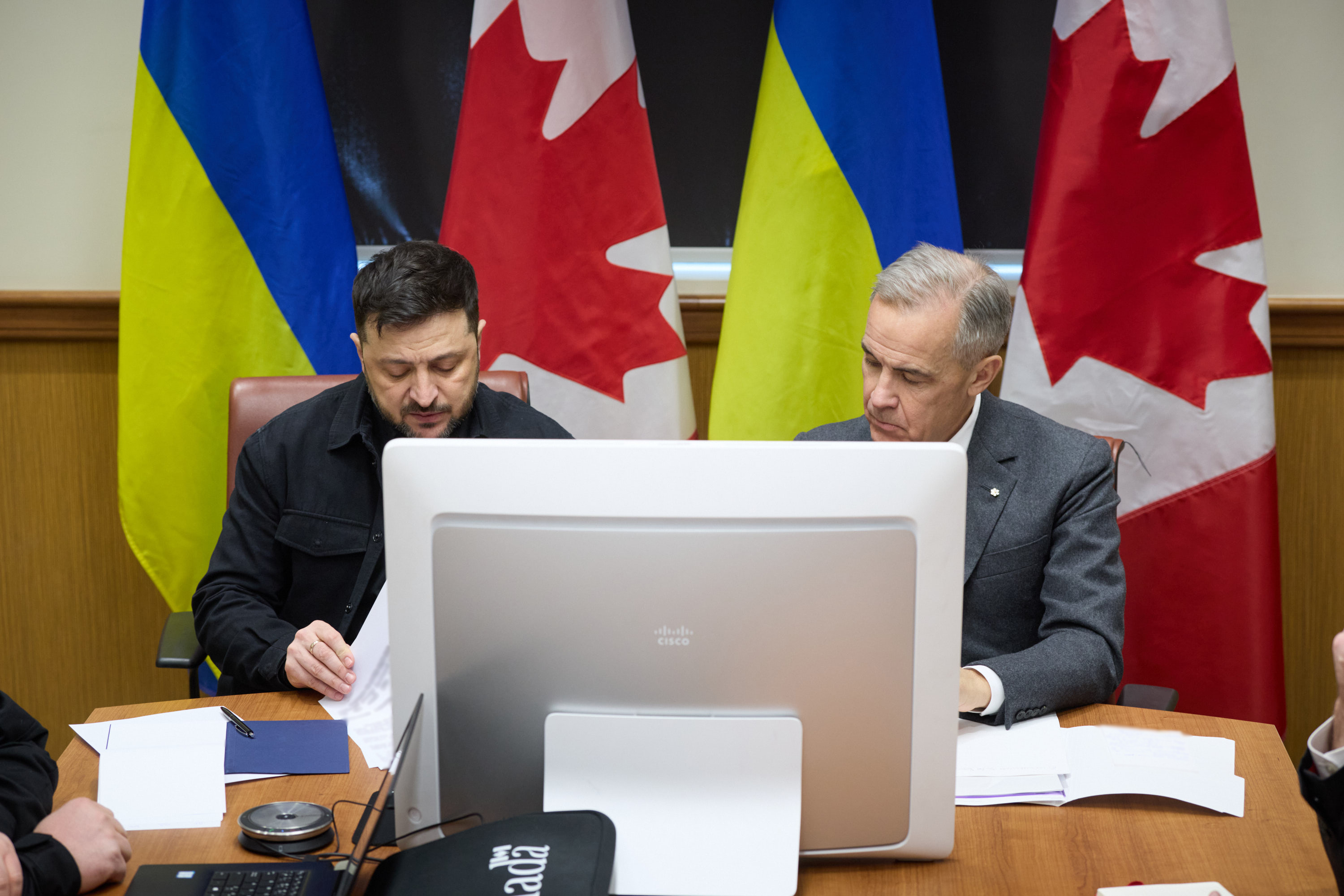 The President of Ukraine and the Prime Minister of Canada Held a Joint ...
