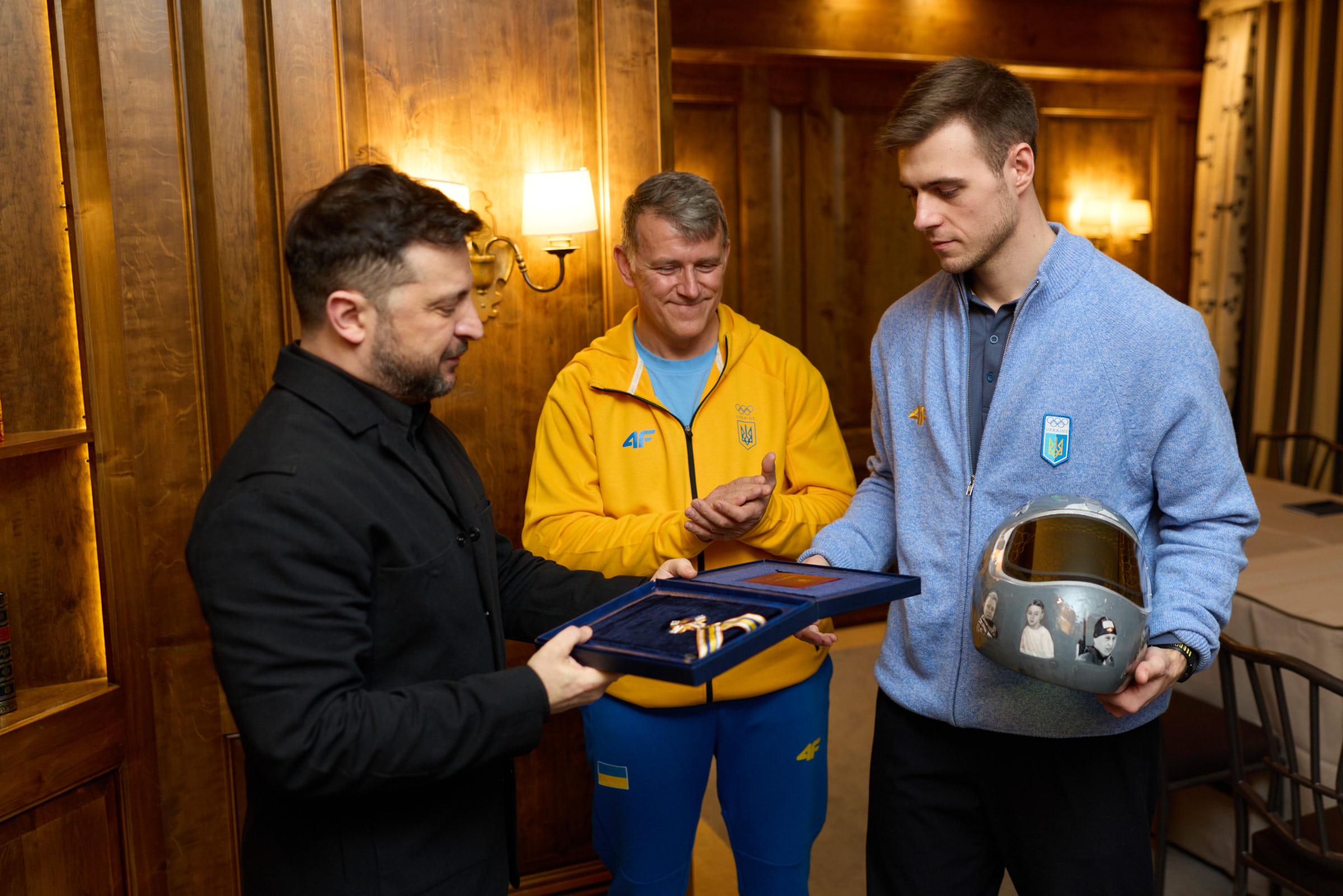 The President Met with Ukrainian Skeleton Racer Vladyslav Heraskevych ...