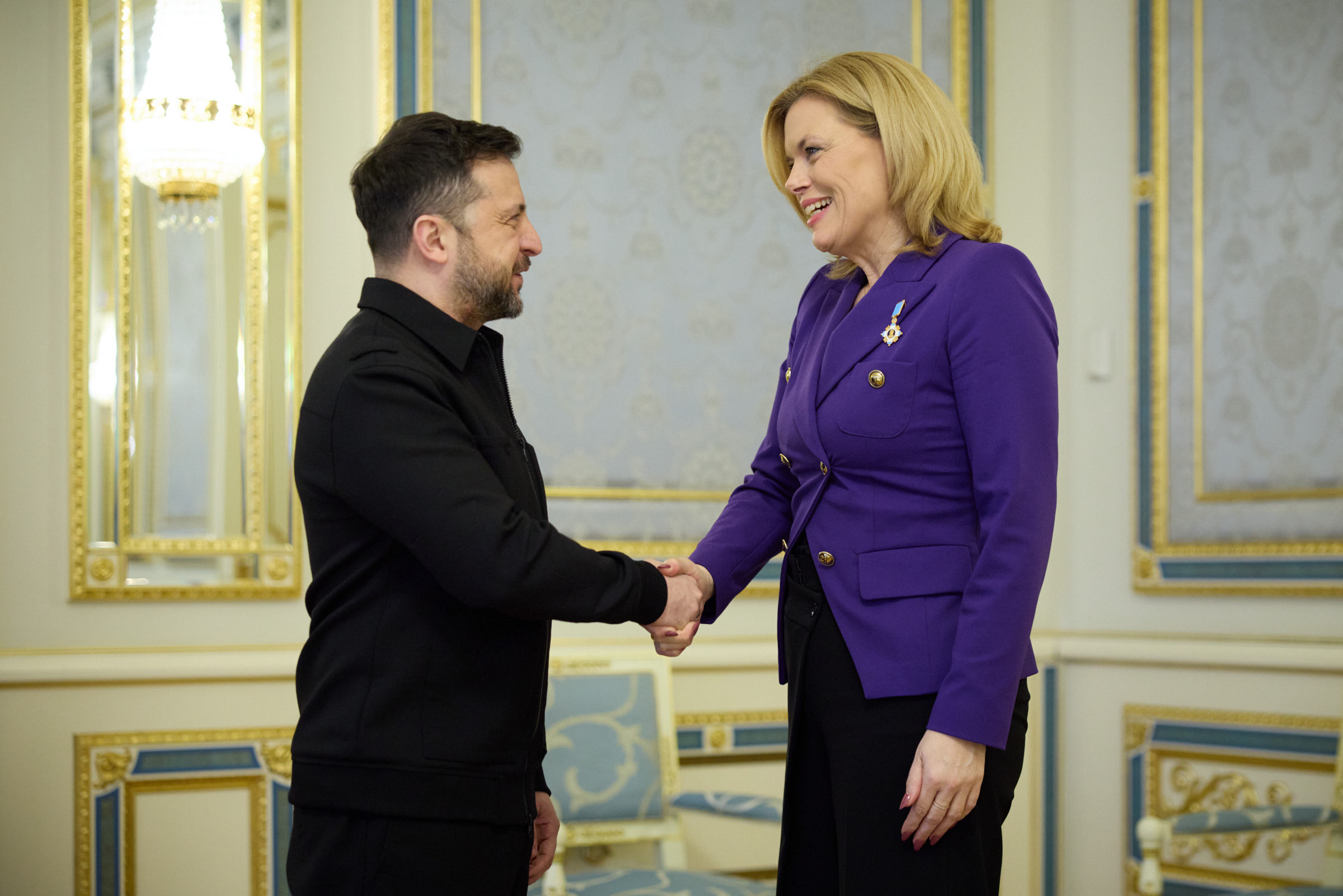 The President of Ukraine and the President of the German Bundestag ...